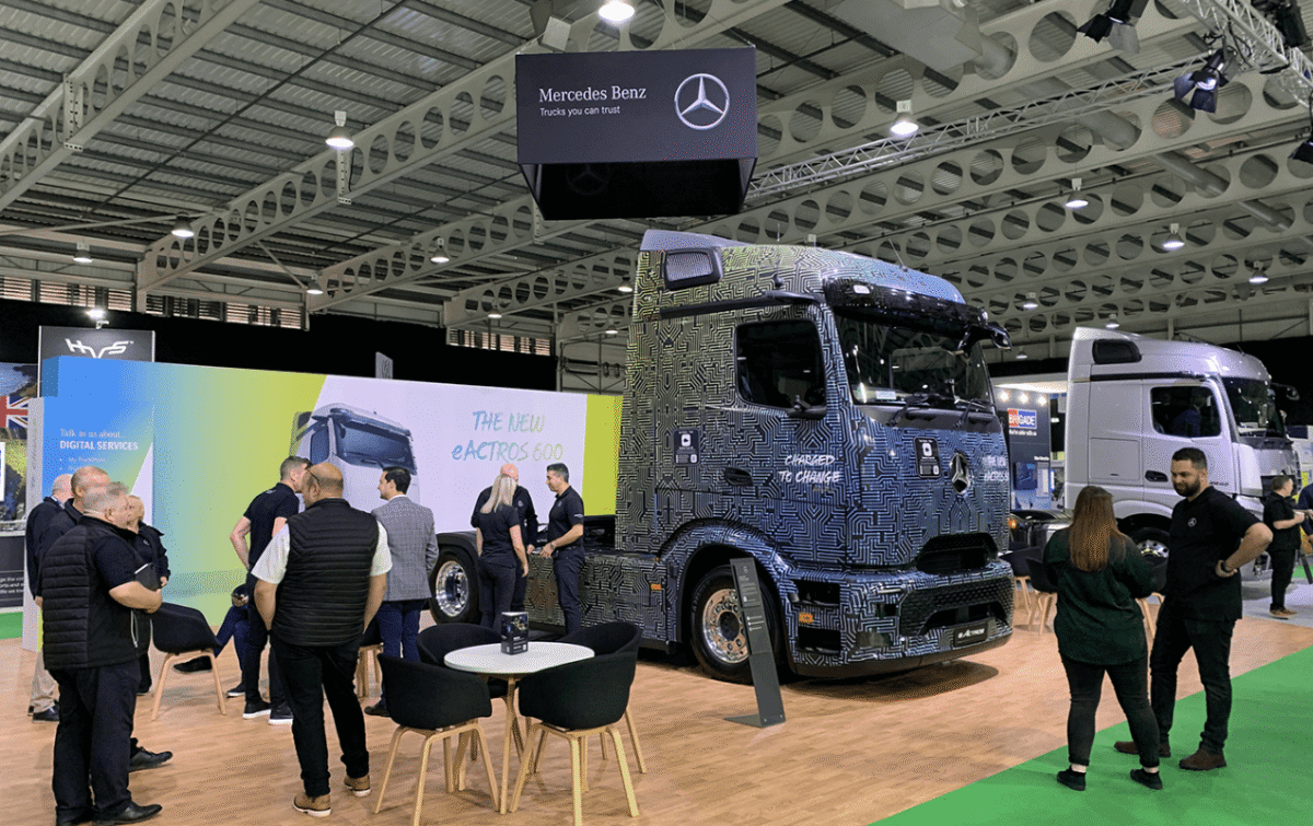 Mercedes-Benz Exhibition stand at RTx | Freestone Creative